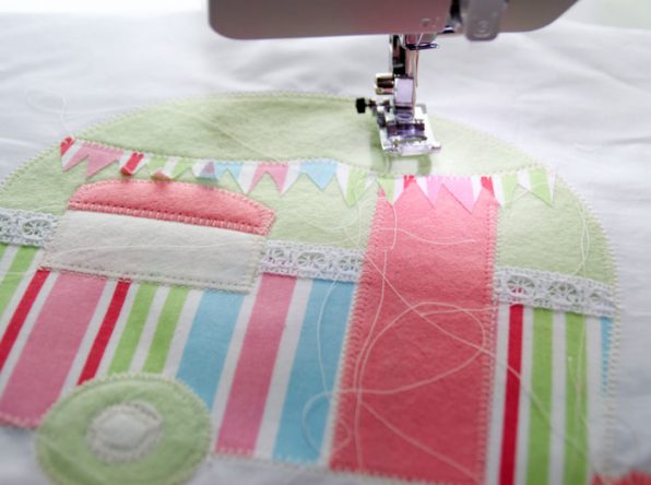Caravan Appliqué Free Pattern and Tutorial