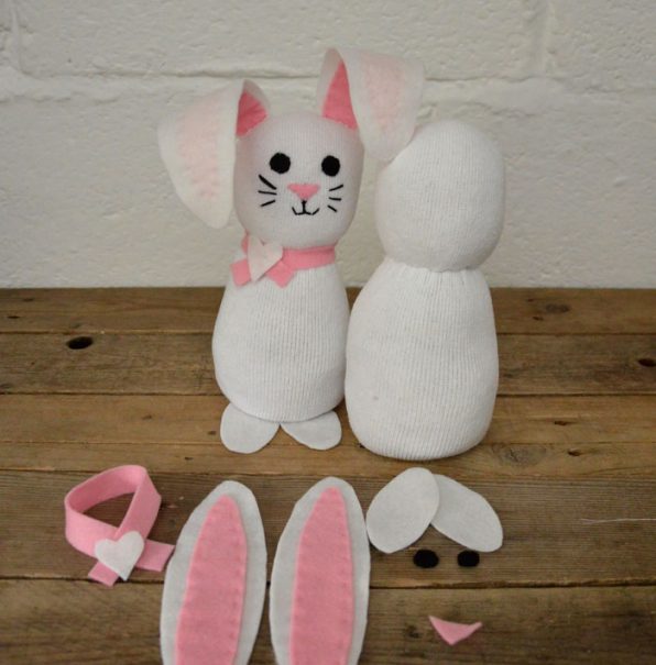 Sock Bunnies - DIY - Miss Daisy Patterns