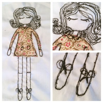 Free Motion Machine Embroidery Tutorial - Miss Daisy Patterns