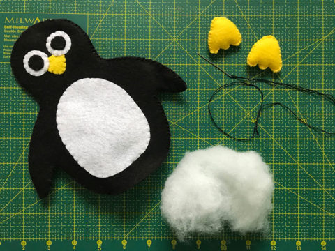 Happy Penguin - free sewing pattern - Miss Daisy Patterns