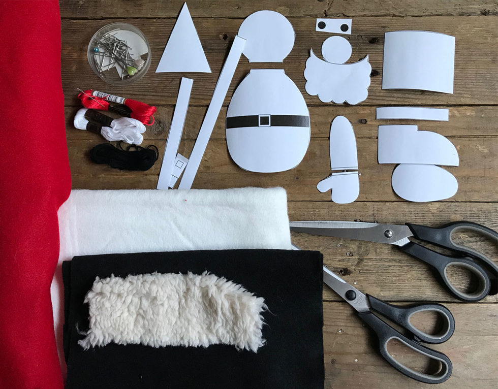 Handmade Santa Decoration - Miss Daisy Patterns