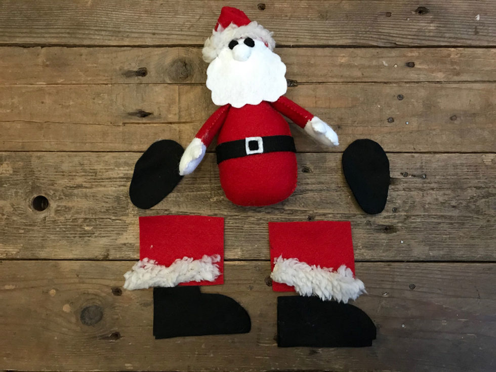 Handmade Santa Decoration - Miss Daisy Patterns